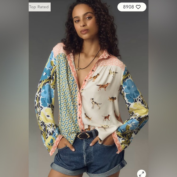 Maeve | Tops | Nwt The Paz Button Down Shirt By Maeve | Poshmark